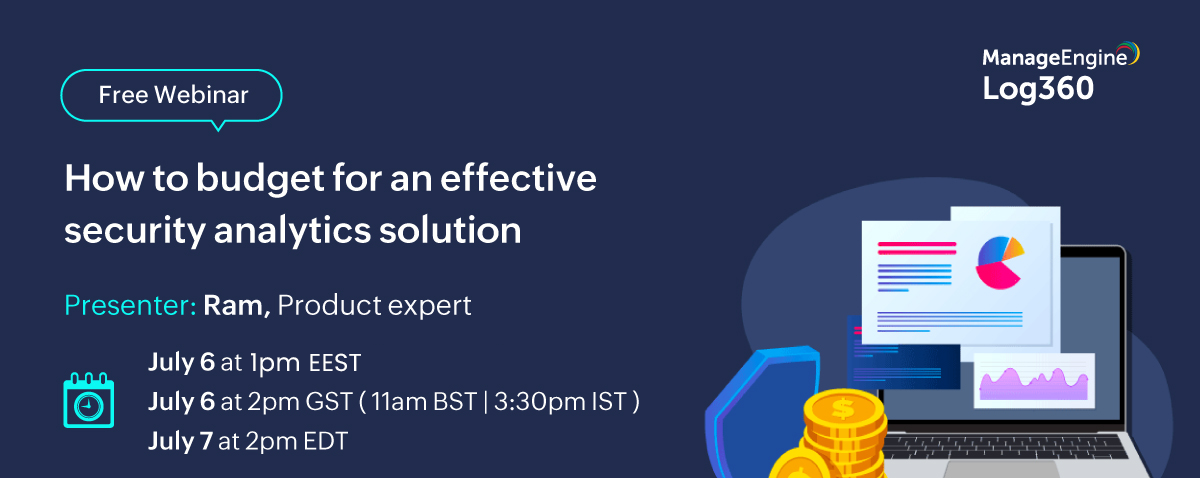 FREE WEBINARS | ManageEngine July 2021 - Channel IT