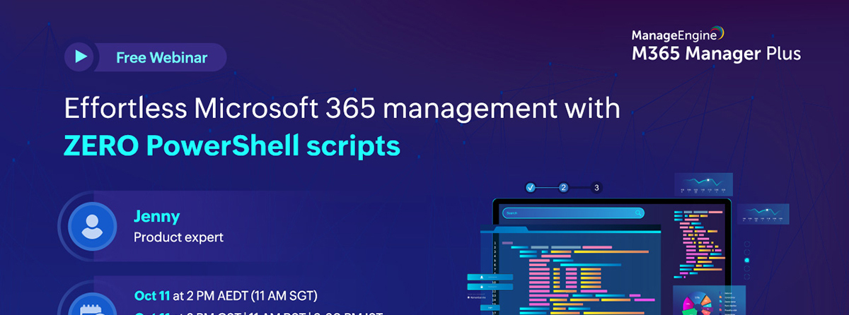 FREE WEBINARS | ManageEngine October 2022 - Channel IT