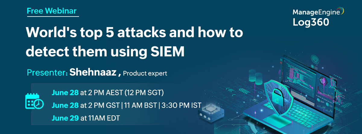 FREE WEBINARS | ManageEngine June 2022 - Channel IT