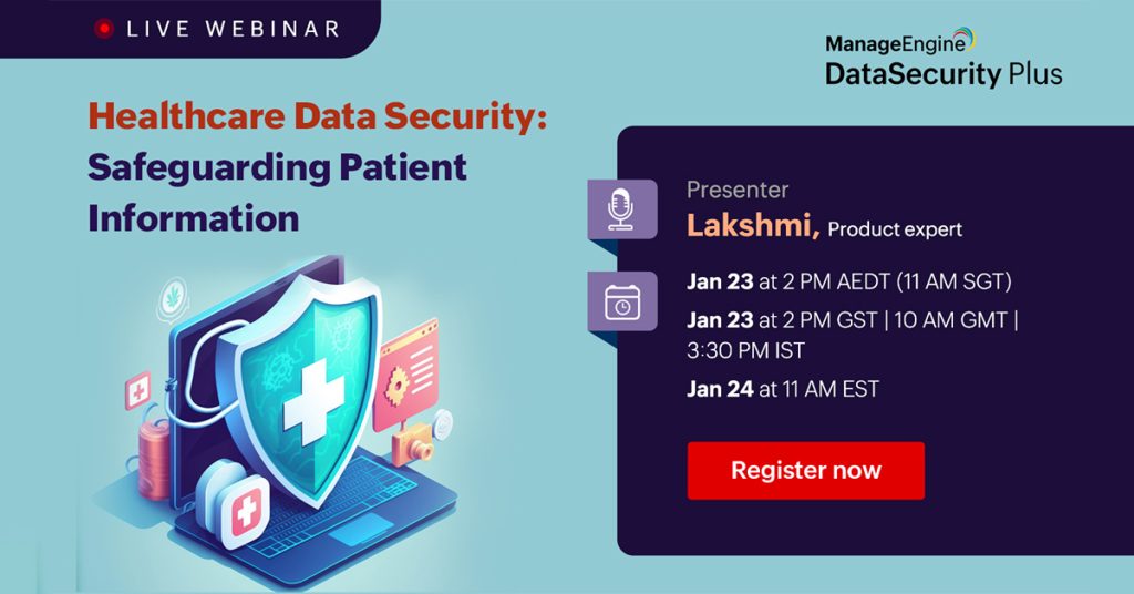 Webinar: Healthcare Data Security: Safeguarding Patient Information ... Webinar: Healthcare Data Security: Safeguarding Patient Information ...