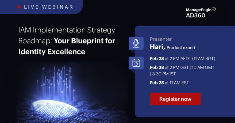 Webinar: IAM Implementation Strategy Roadmap: Your Blueprint for ...